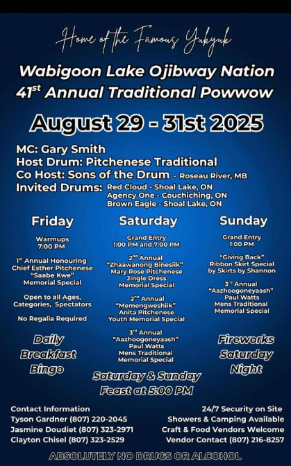 Wabigoon Lake Ojibway Nation 41st Annual Traditional Powwow - Your Kenora