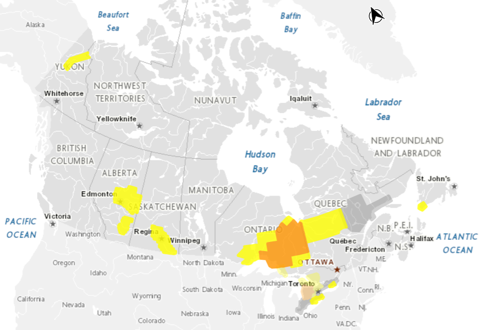Environment Canada colourizes weather alerts - Your Kenora