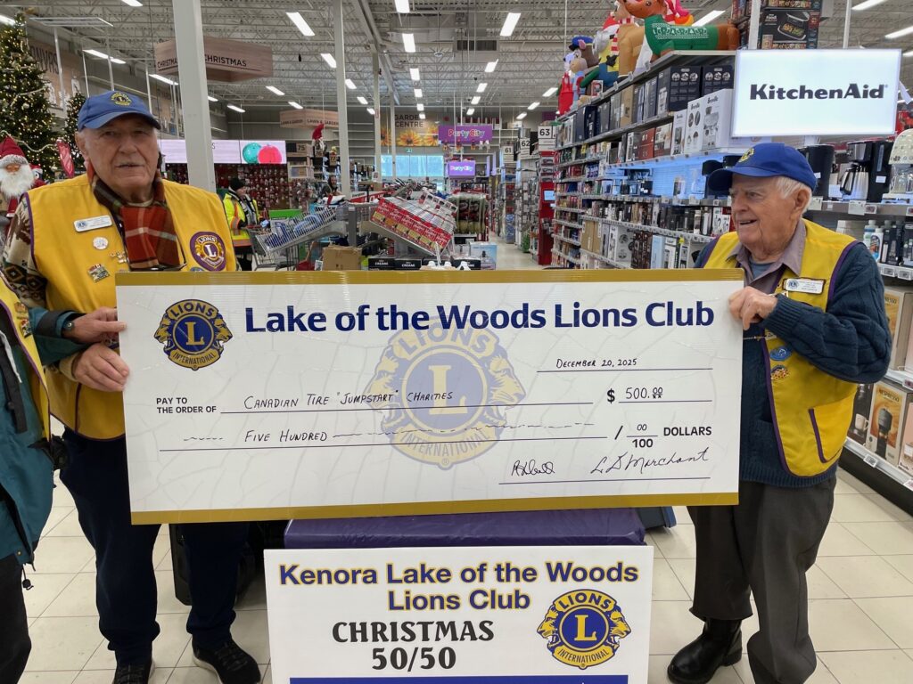 Lion's make 4th draw - Your Kenora